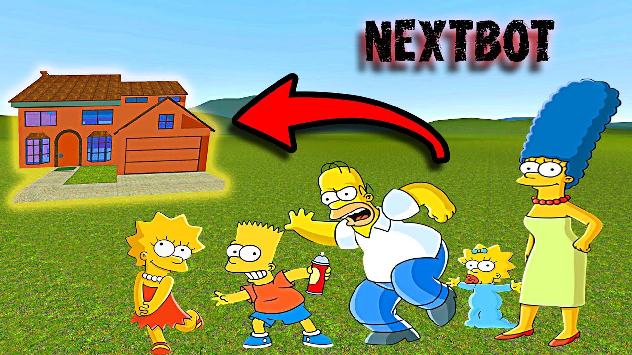 Simpsons famiily vs Tower's....GMod - YouTube