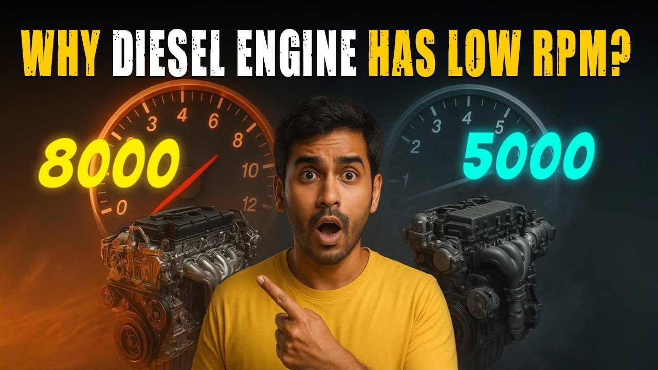 Why Diesel Engines Have Lower RPMs Than Petrol Engines | Diesel vs ...