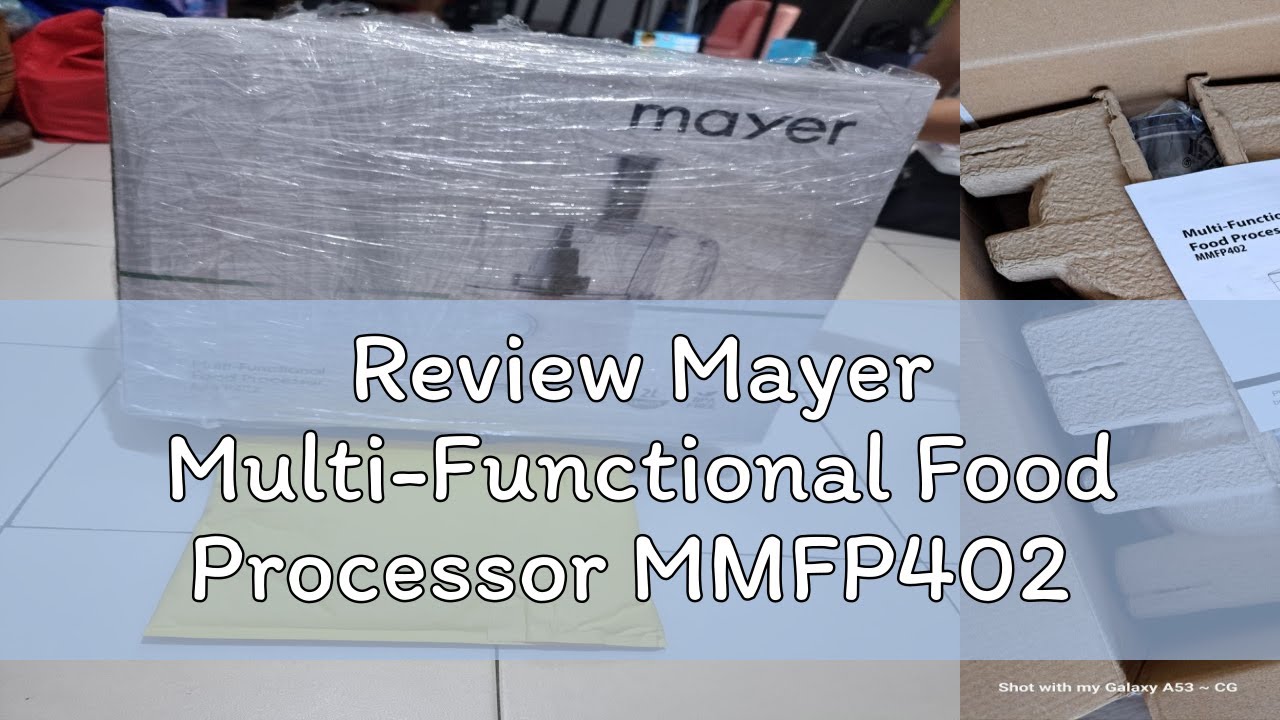 Review Mayer Multi-Functional Food Processor MMFP402 - YouTube