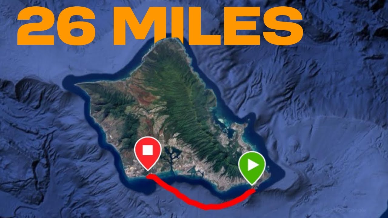 13 Foilers, 2 Cars and a 26 mile voyage on Oahu, Hawaii - YouTube