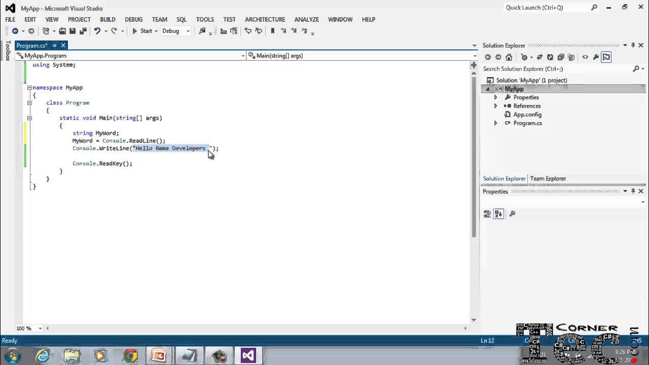 [شرح عربي][ Unity c# intro]- 106 - Methods, Classes and Objects Part 2 - YouTube