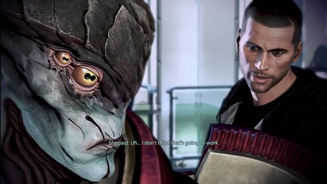 Mass Effect 3 Meeting Javik at the Citadel Paragon - YouTube
