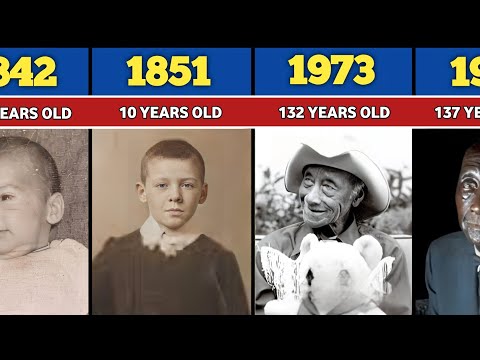 World's Oldest Man (Charlie Smith) – Transformation From 0 to 137 Years Old 1842–1979