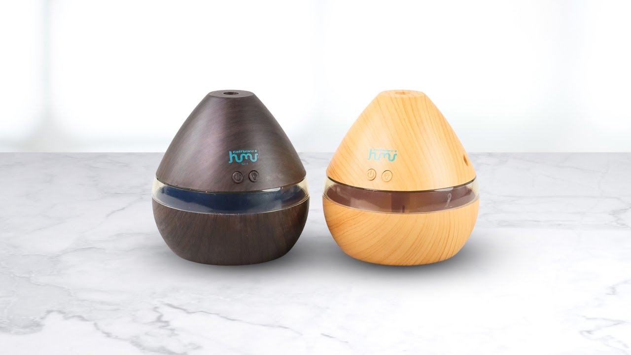 Taffware HUMI Air Humidifier Aromatherapy Oil Diffuser Wood 300ml ...