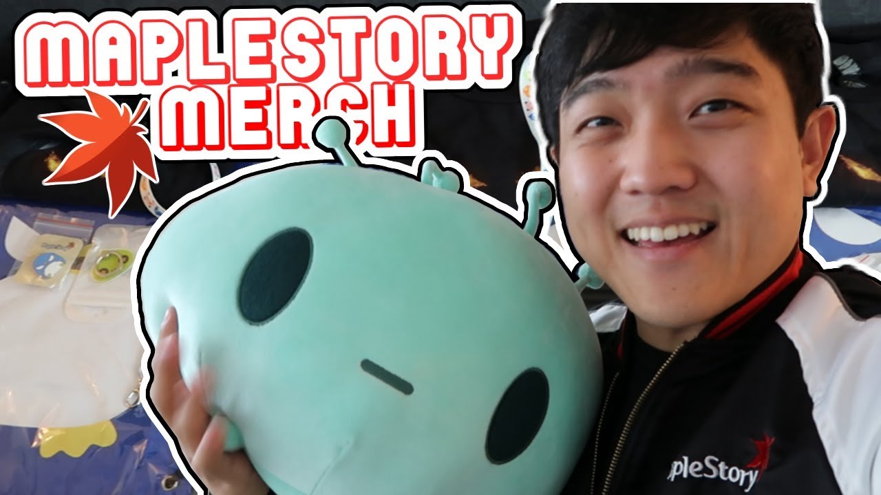 MapleStory Merch Unboxing! + GIVEAWAY - YouTube
