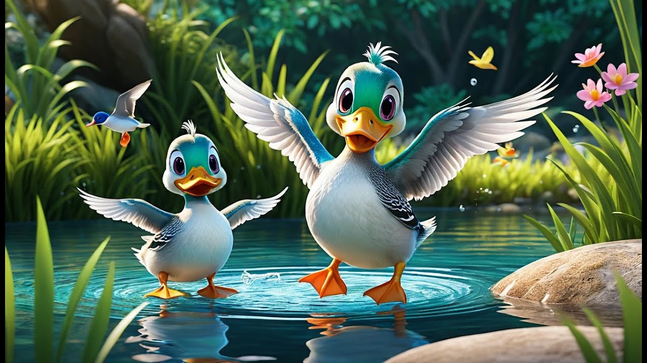 Little Baby Duck Goes Quack Quack Quack | Adorable Duckling Song for ...