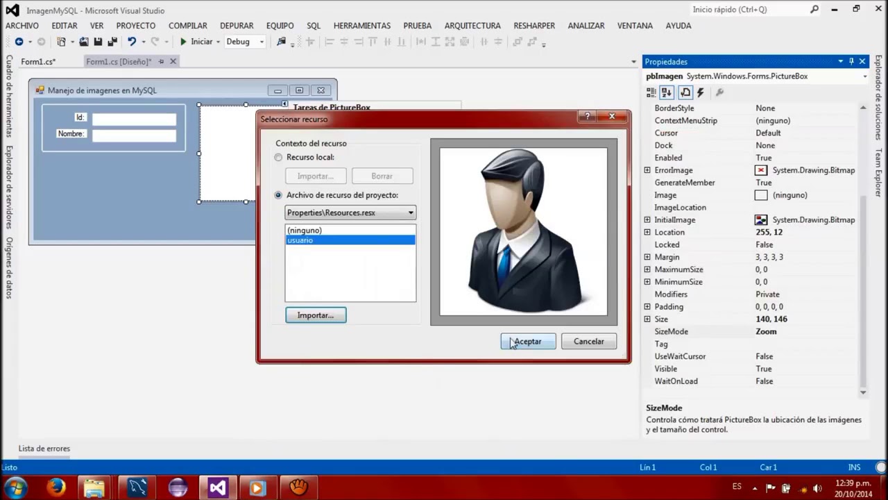 Almacenar Imagen En Base De Datos MySQL - YouTube