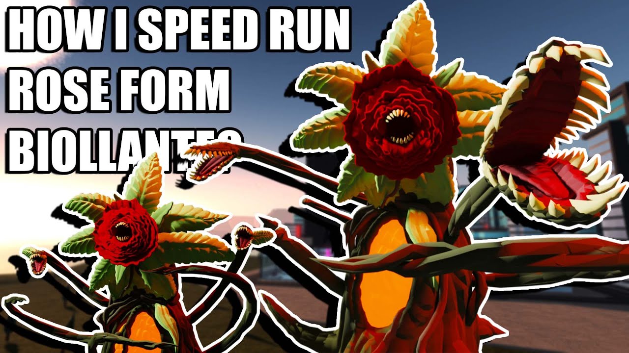 HOW I SPEED RUN THE ROSE FORM BIOLLANTE?! - Kaiju Universe - YouTube