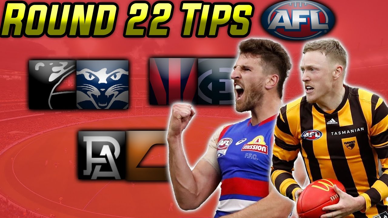 ROUND 22 AFL TIPS + PREDICTIONS 2023 - YouTube