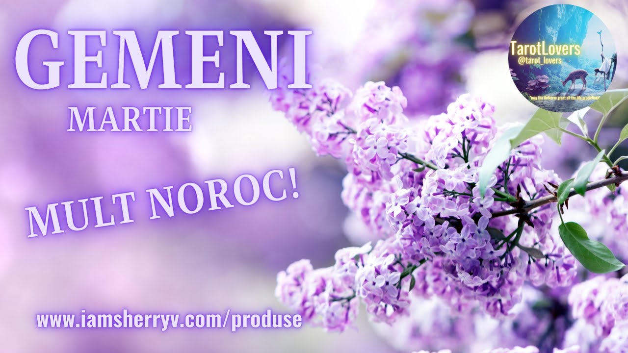 GEMENI MARTIE ~ MULT NOROC! NOI OPORTUNITATI!💖 ~ #tarot #love - YouTube