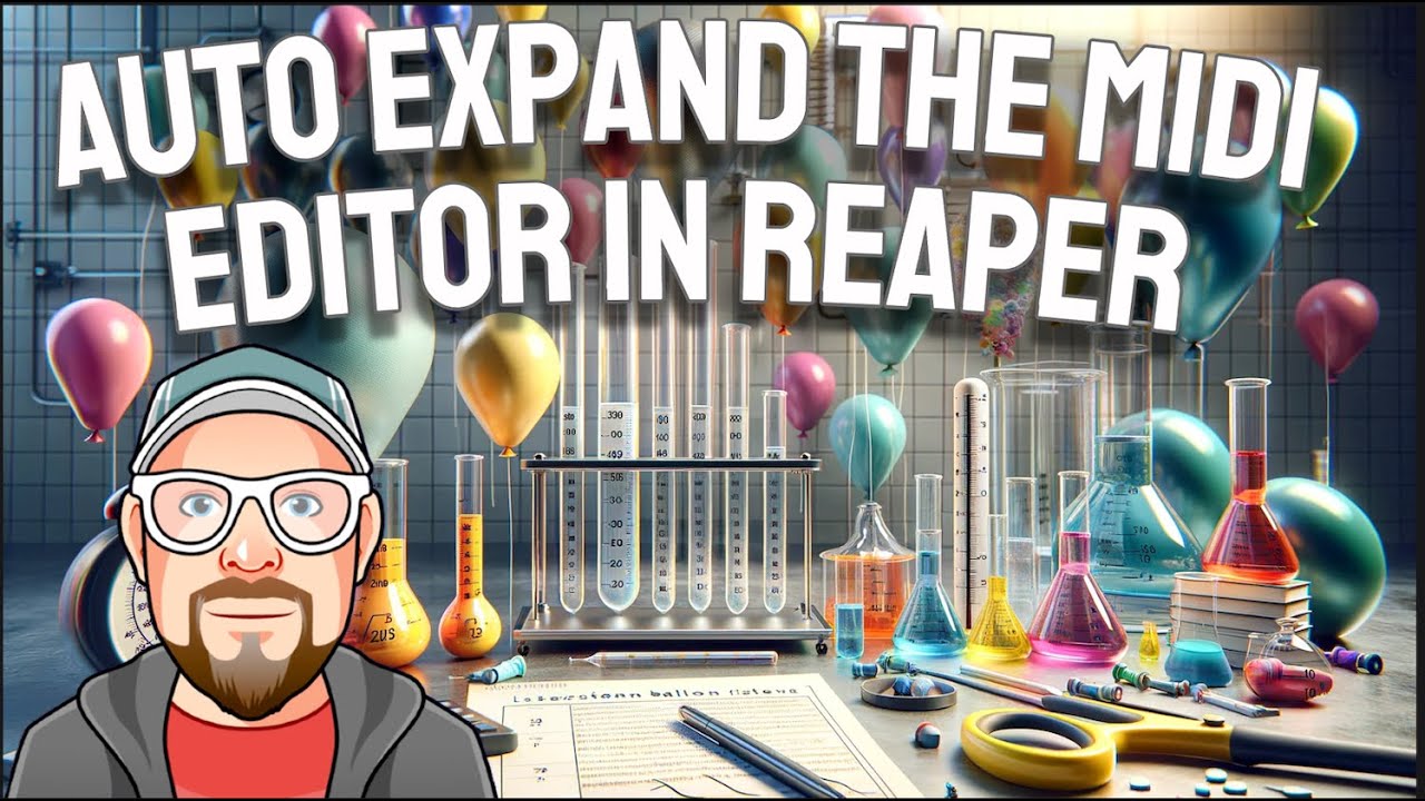 Auto Expand The MIDI Editor in REAPER - YouTube