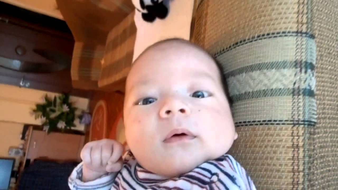 Cute Baby Wink 😉 ️ (1 month) - YouTube