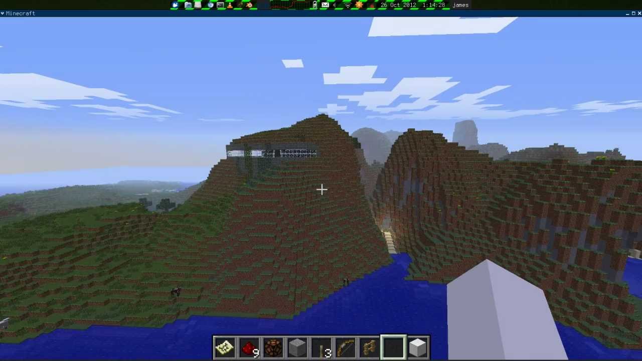 Minecraft Hillfort tour - YouTube