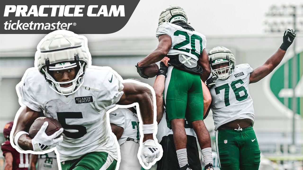New York Jets Practice Highlights | Joint Practice vs Washington ...