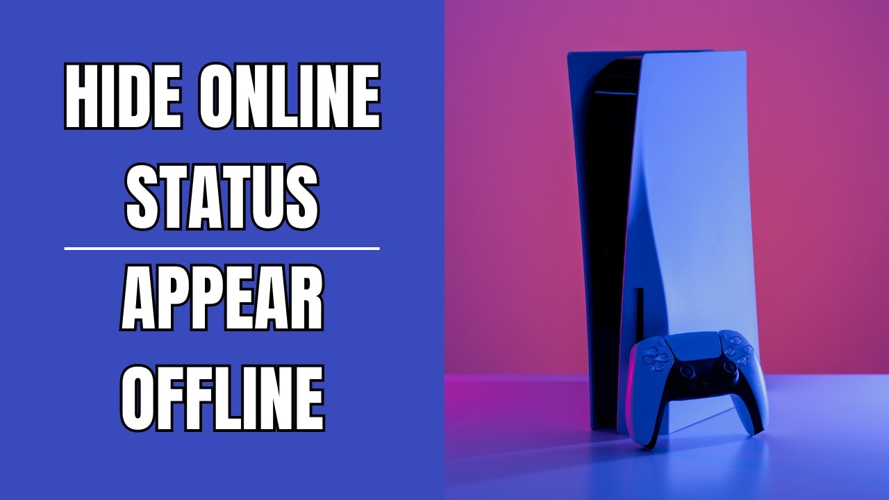 How to hide your online status on your PS5 - YouTube