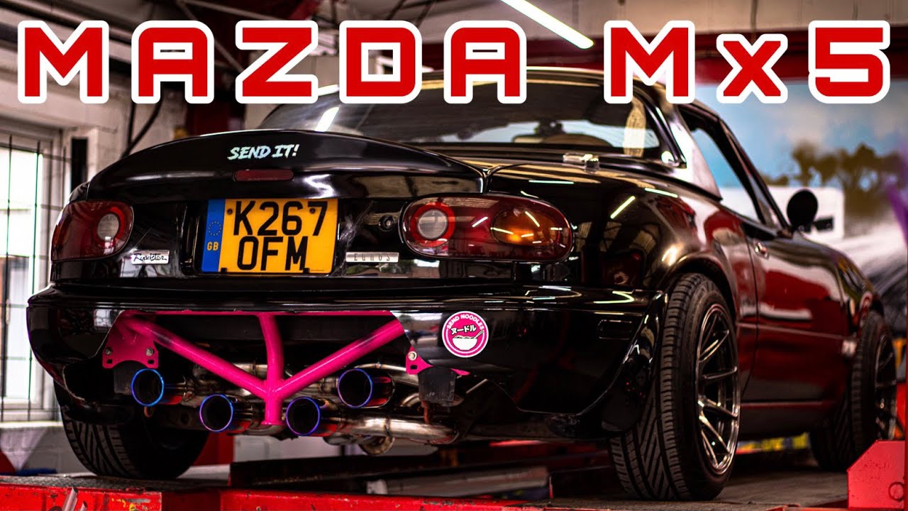 *MEDUSA JDM EXHAUST* MAZDA MX5 CRAZY CAT BACK SYSTEM WITH SHOW SPEC ...