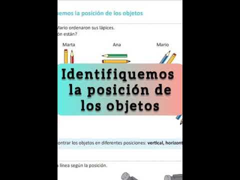 Identifiquemos la posición de los objetos | 1.º Grado (Unidad 1 ) - YouTube