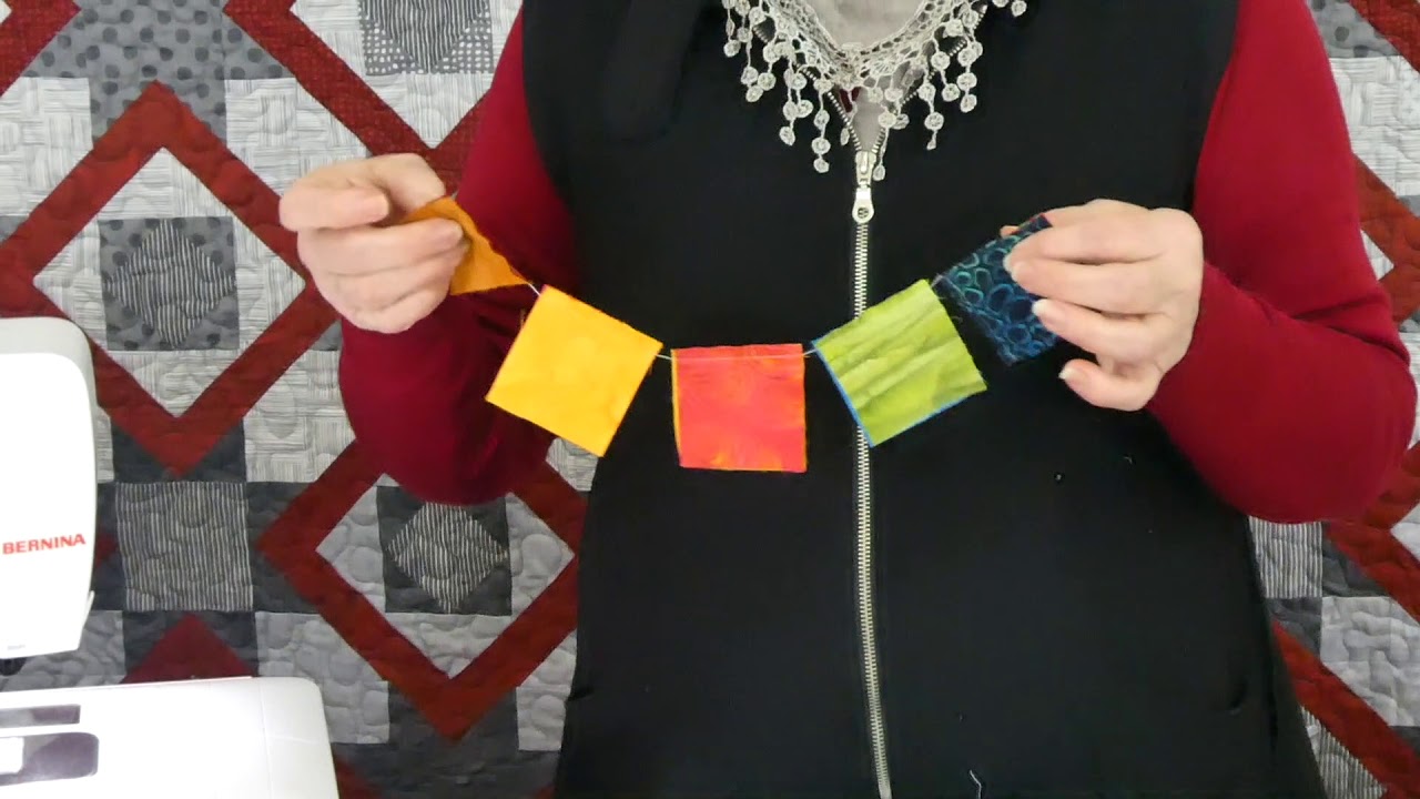 Tips & Techniques 233 - How to chain piece patchwork. - YouTube