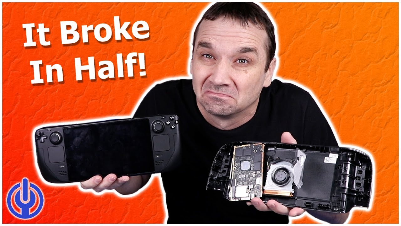 This Steam Deck Was Almost RIPPED IN HALF – Can It Be Saved? - YouTube