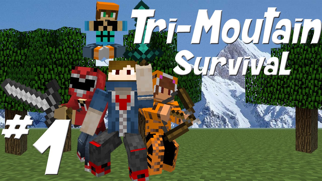 Minecraft | Tri-Mountain Survival w/ The Multicast | FORT BASE AWESOME ...
