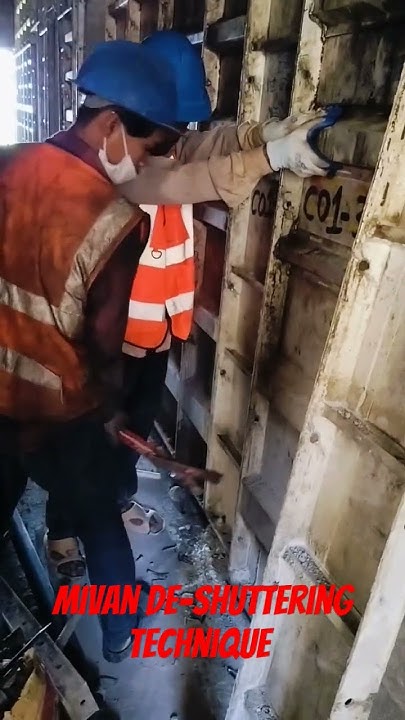 fast de-shuttering technique | aluminium formwork de-shuttering technique | mivan wall de ...