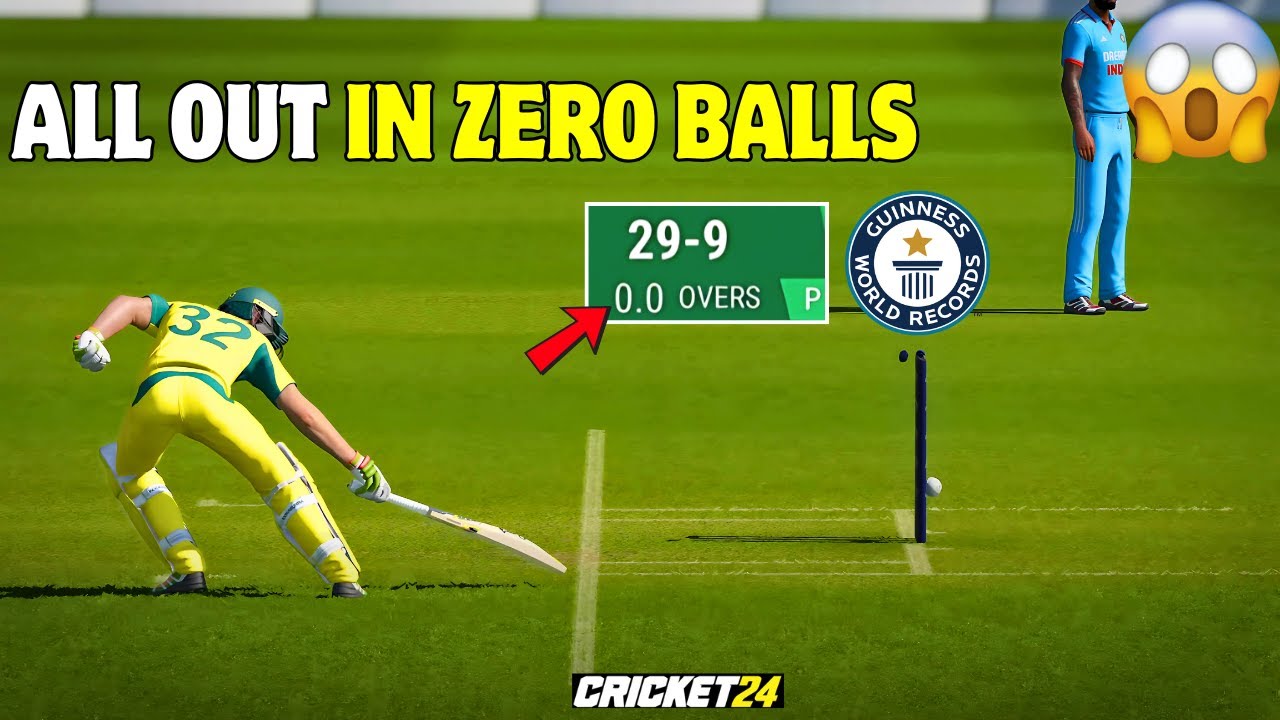 Australia All Out in 0.0 Overs 🤯 Team All Out Without Playing Ball - Is ...