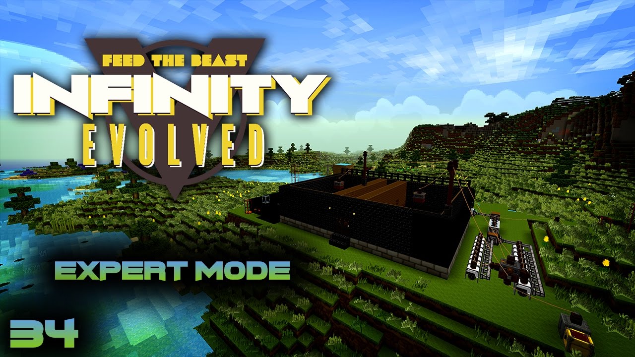 Minecraft FTB Infinity Evolved Expert Mode Ep 34 (Laser Drill) - YouTube