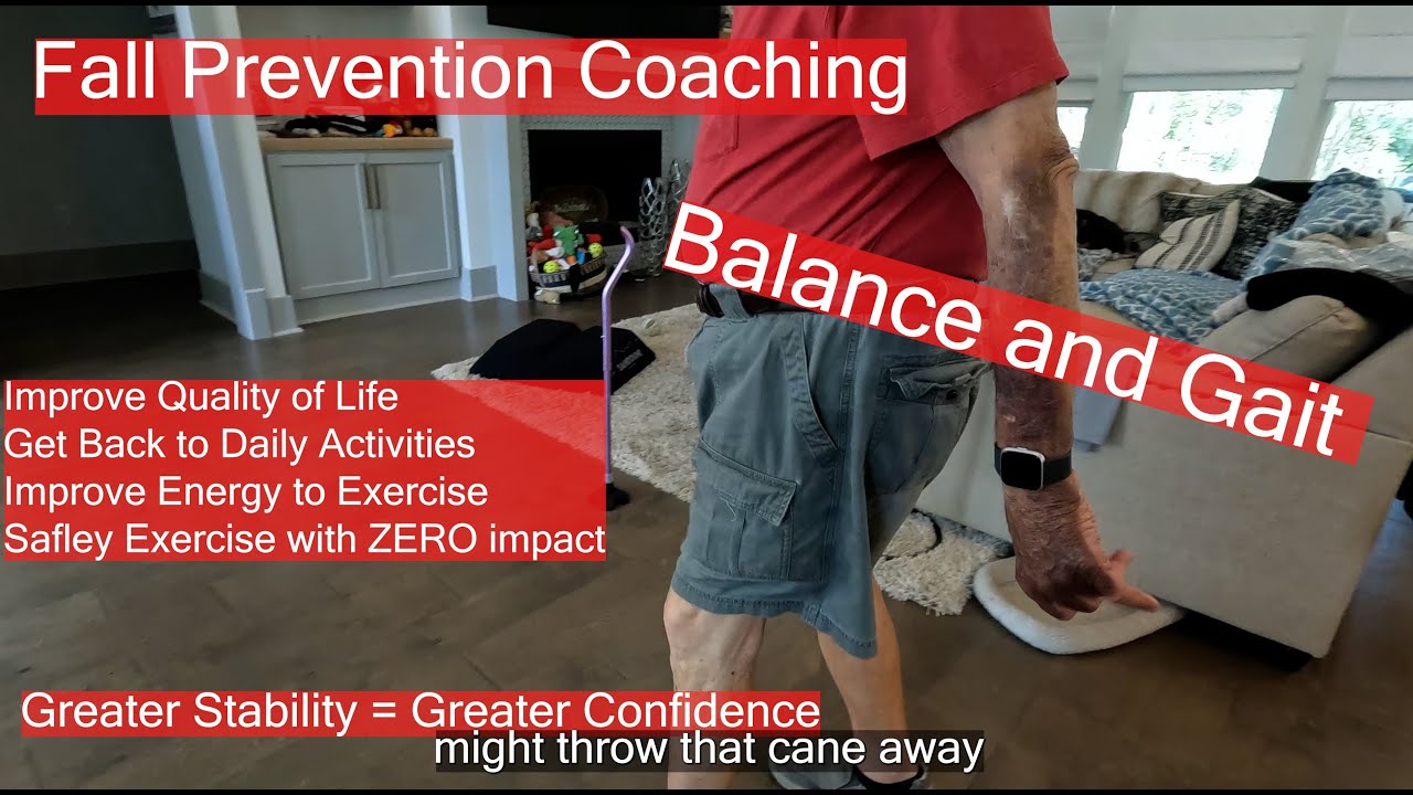 Fall Prevention Exercise Coaching Session: Improve Gait, Balance ...