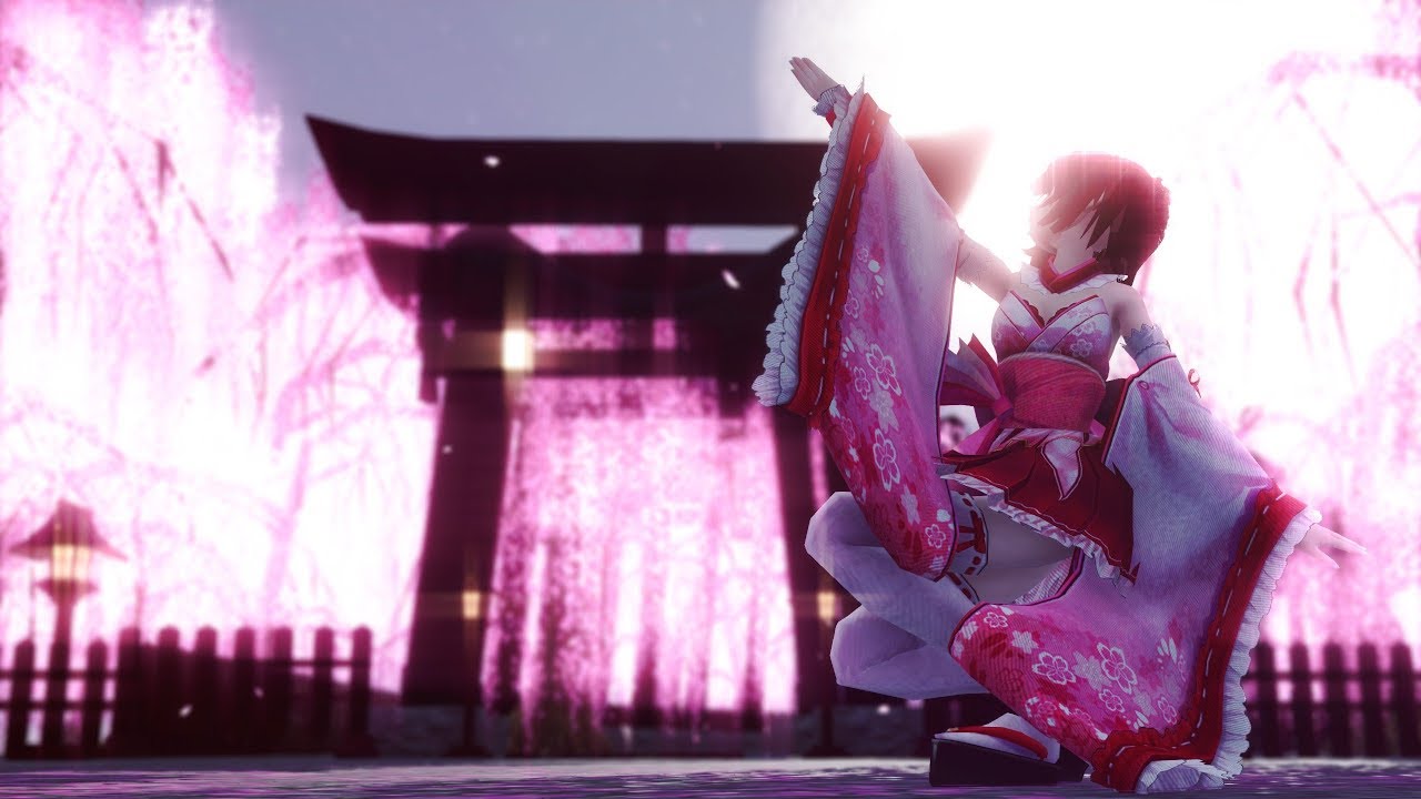 【MMD】夢と葉桜 / Yume to Hazakura // VY1 MIZKI // - YouTube