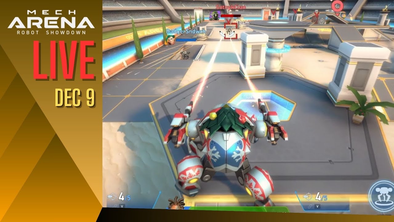 🔴 Live Mech Arena | Dec 9 #PKGameAndApps #mecharena - YouTube
