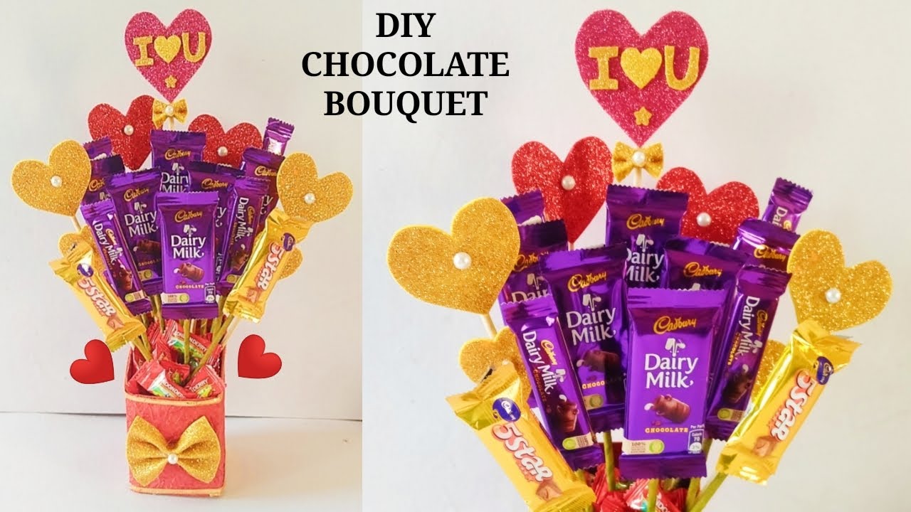 Chocolate Bouquet Tutorial How To Make Chocolate Bouquet Candy Sweet chocolate-bouquet-tutorial-how-to-make-chocolate-bouquet-candy-sweet