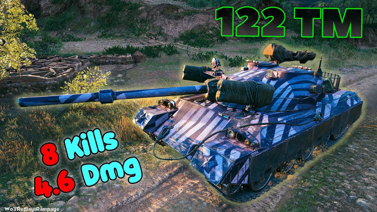 122 TM - 9 Frags 4.6K Damage, Master by player dr_Crazy_Steel - YouTube