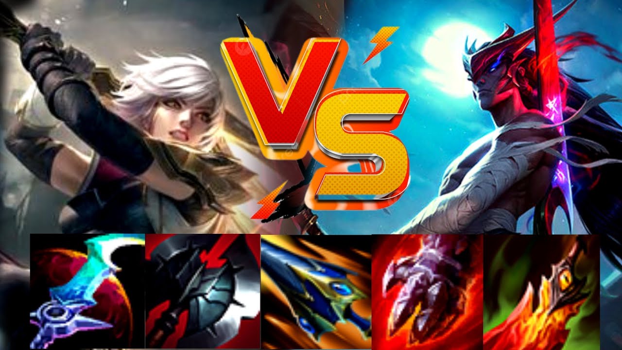 WILD RIFT 5.2c | RIVEN TOP vs YONE | BUILD AND RUNES - YouTube