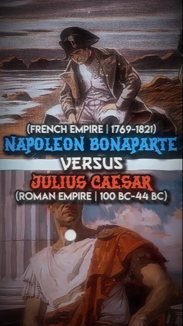 Napoleon Bonaparte #vs Julius Caesar #edit #fupシ #history #leader #meme ...