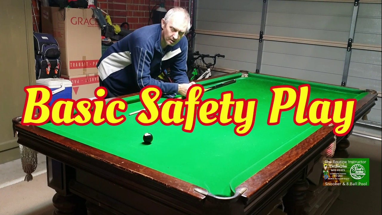 HOW TO SAFETY BASIC SAFETY PLAY 8Ball Strategies (Pool sport) - YouTube