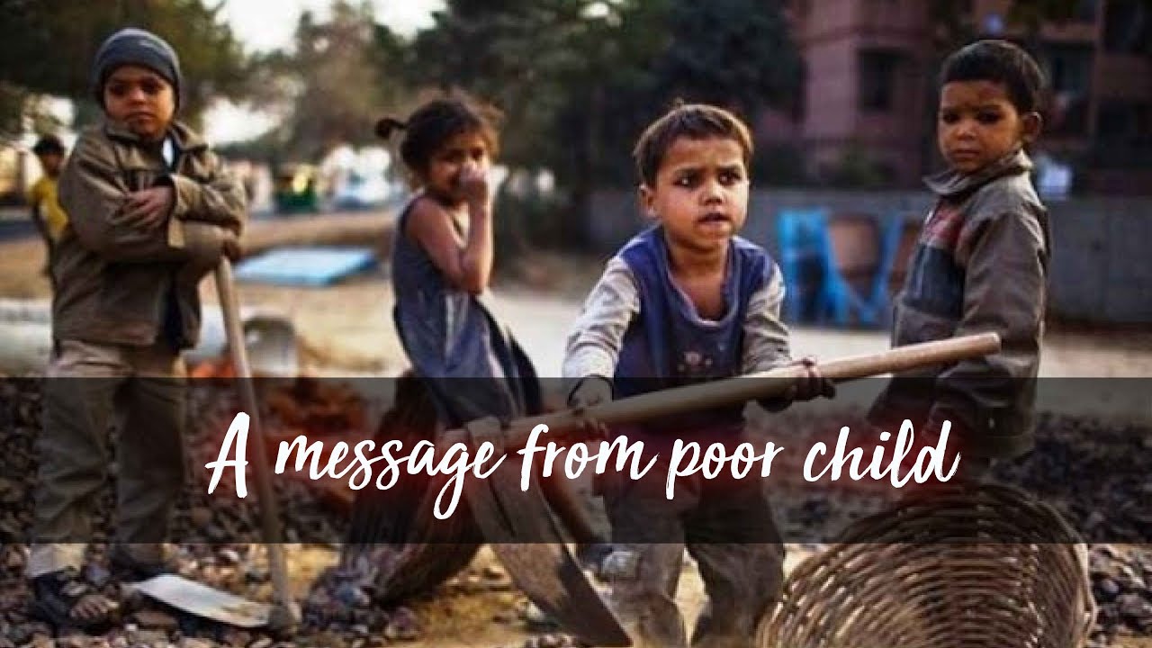 Very Sad Video of a Poor Child | message from poor child | Help poor ...