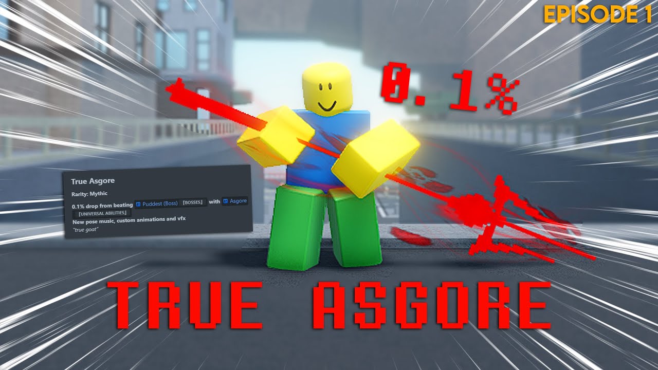 Grinding For The True Asgore Skin in AUT.. | Roblox A Universal Time ...