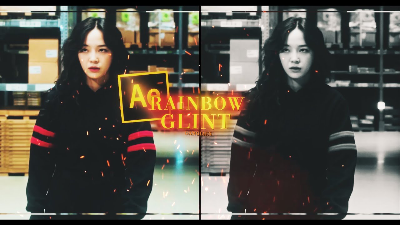 rainbow glint ∣∣ after effects - YouTube