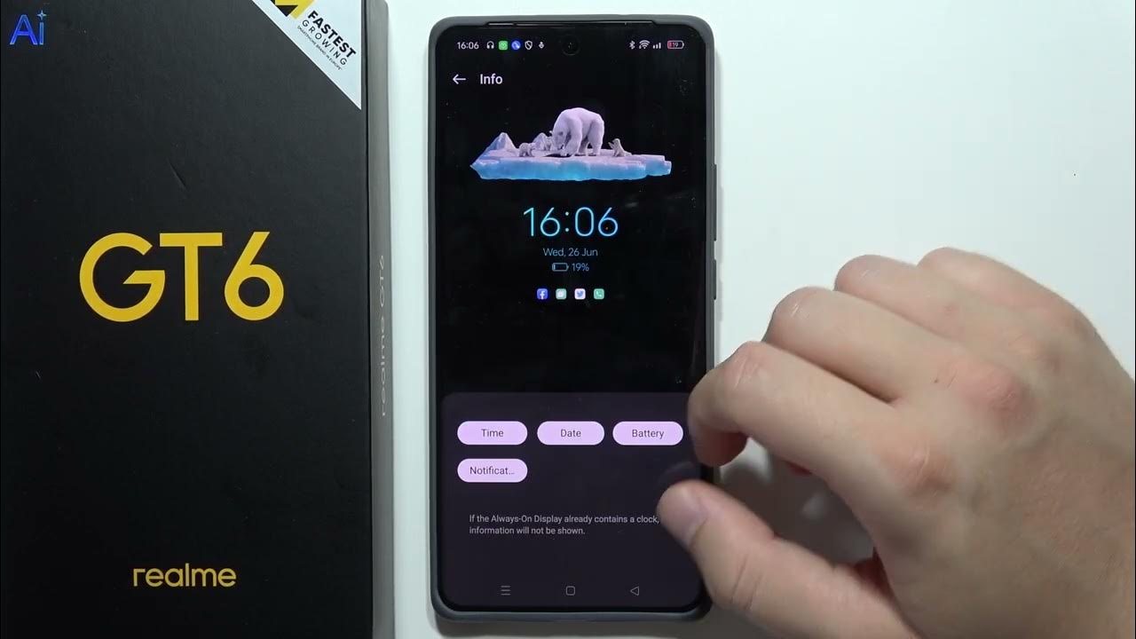 Realme GT 6: Customize Always On Display - YouTube