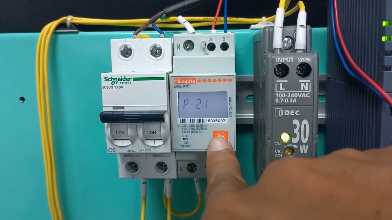IOT2050 Modbus RTU-Part2 Setup Energy Meter - YouTube