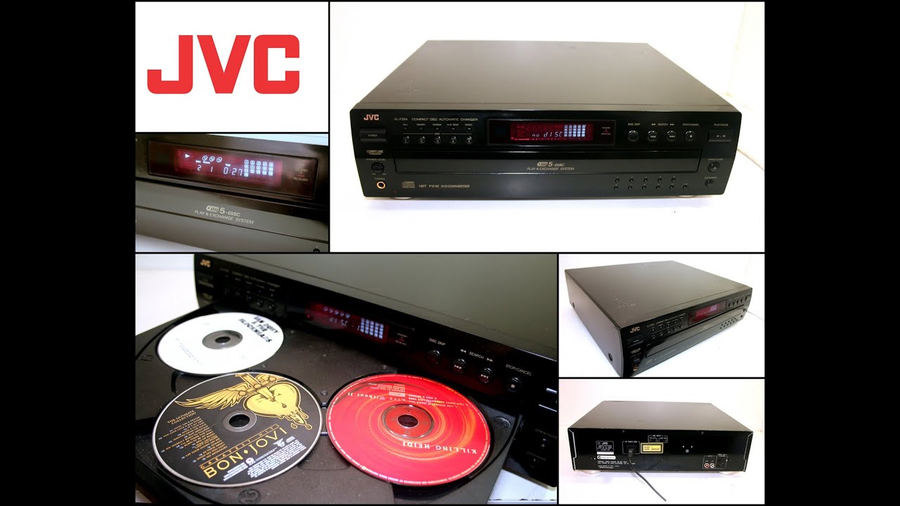 JVC XL-F254 5 Disc Play & Exchange System CD Player - YouTube