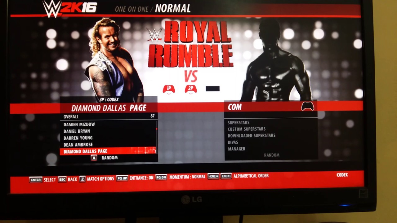 Wwe 2k16 full roster - YouTube