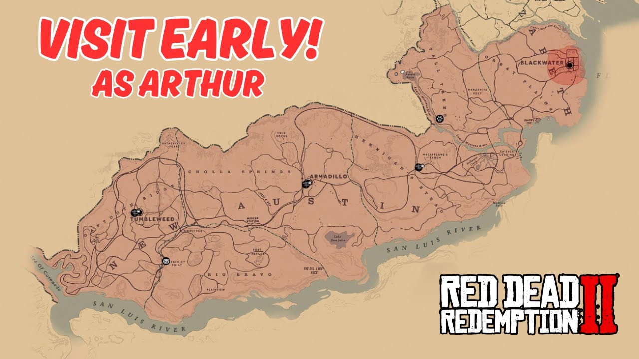 Secret Way to Visit Blackwater and New Austin Early as Arthur in 2025 ...