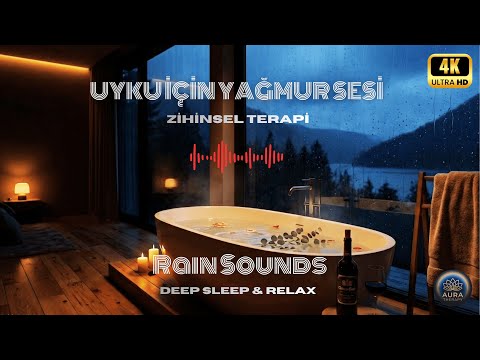 Yağmur Sesi ile Derin Uyku Ve Zihinsel Terapi: Romantik Küvet | Romantic, Rain Sounds, Sleep & Relax