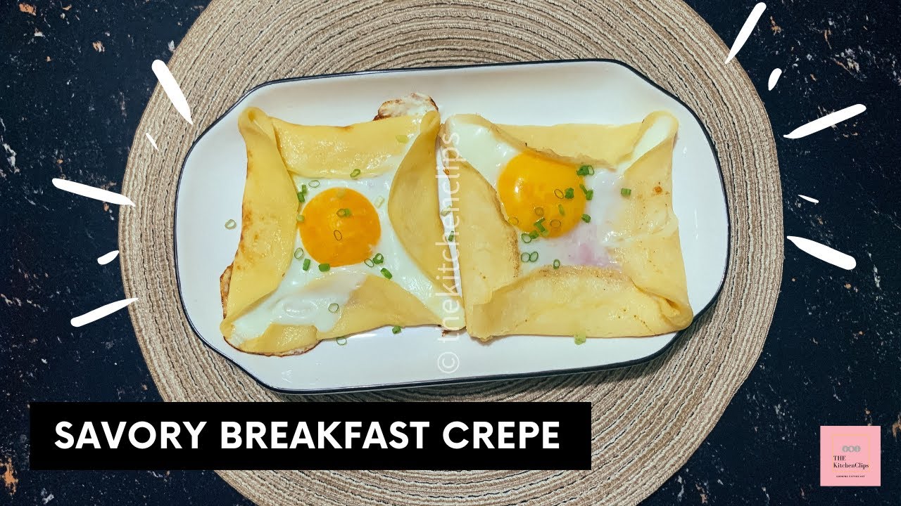 Savory Breakfast Crepe Pockets - PANG NEGOSYO RECIPE - YouTube