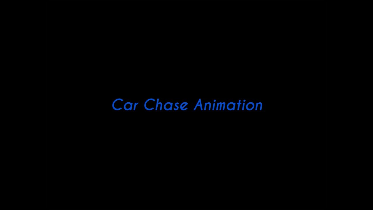 Car Chase Animation - YouTube