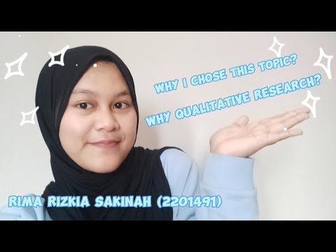 The Reason Why I Chose The Research Topic and Method | Reflection - YouTube