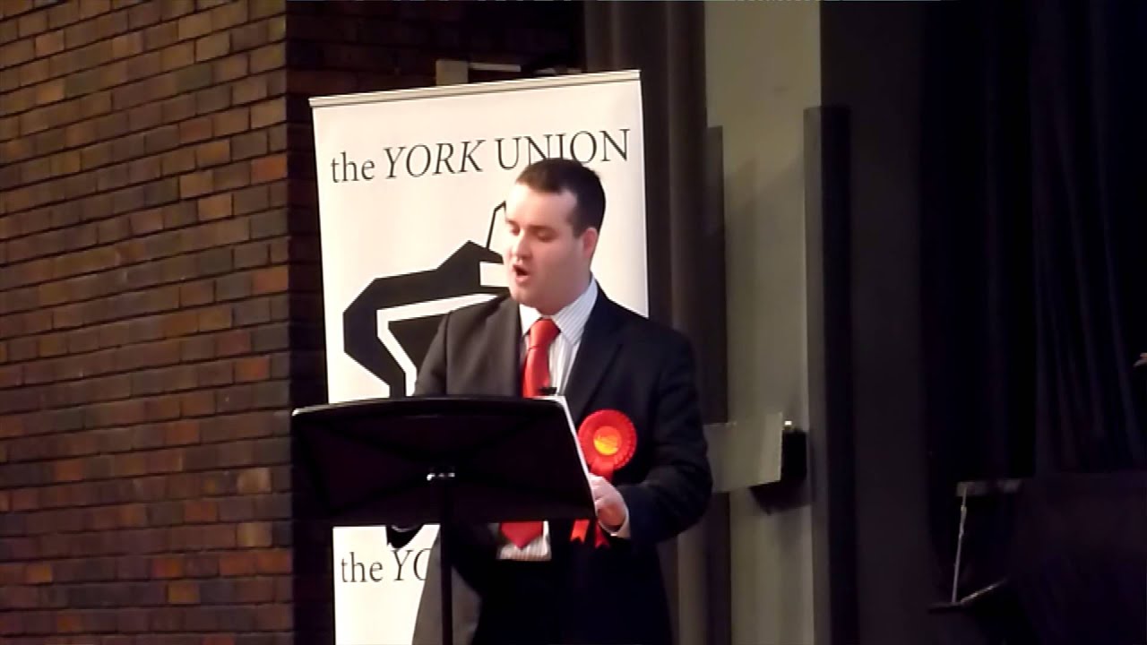 Labour PPC Joe Riches - Remarks - The York Union - YouTube