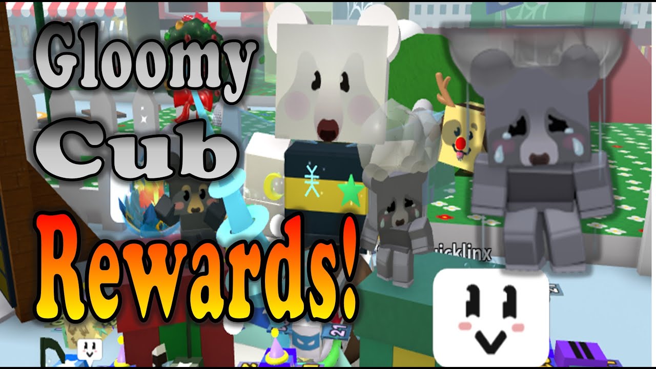 Bee Bear Gloomy Cub 5/5 Rewards! 🐻 Roblox Bee Swarm Simulator - YouTube