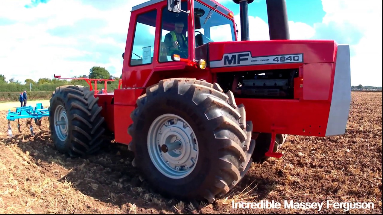 1983 Massey Ferguson 4840 14.8 Litre 8-Cyl Diesel Articulated Tractor ...